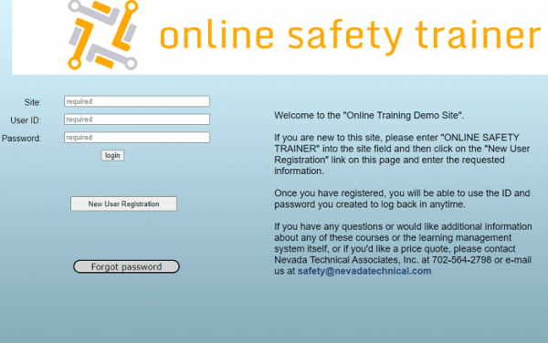 eLearning Online Courses Log In - Online Safety Trainer