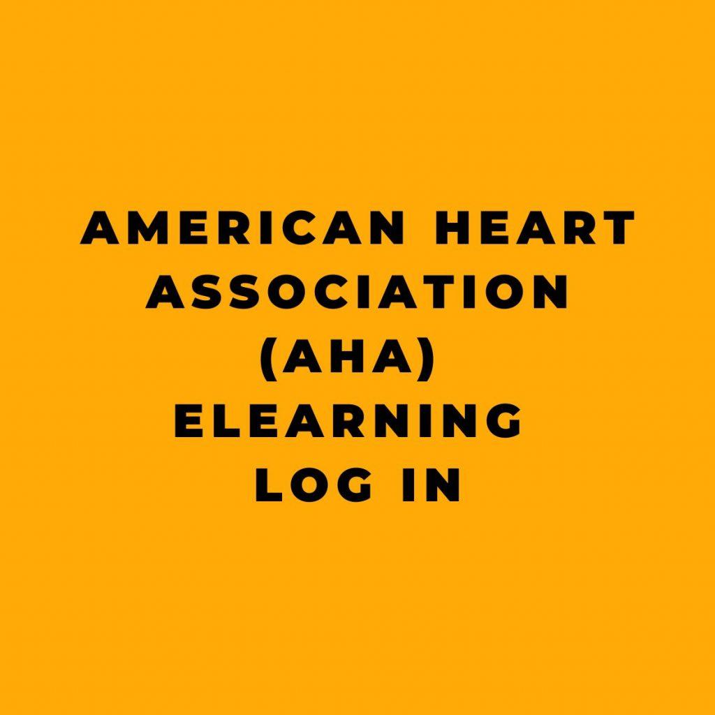 AHA eLearning Log In - Online Safety Trainer