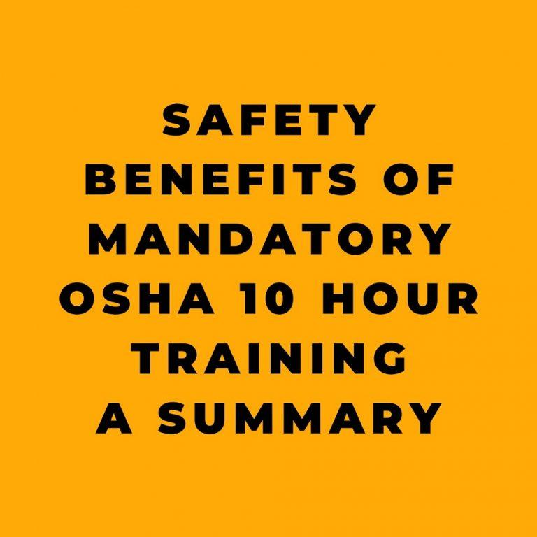 An Introduction to OSHA Regulations and Workplace Safety