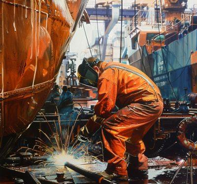 Ensuring Safe Hot Work on Enclosed Structures in Shipyards